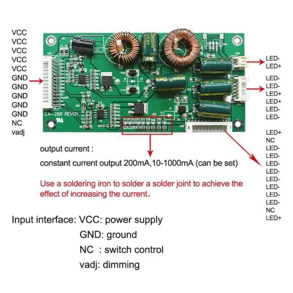 CA-288 Double Coil Universal Backlight Inverter Board 26-55 inch LED T ...